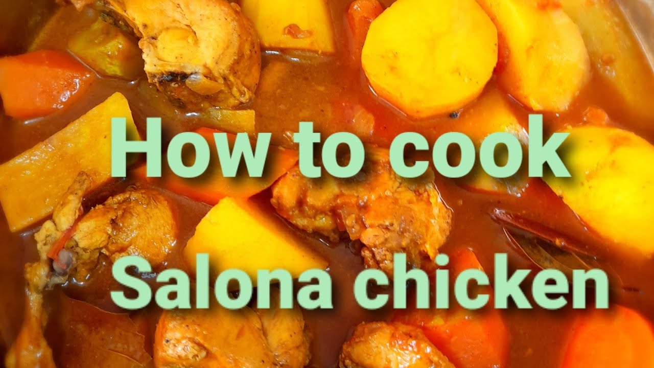 HOW TO MAKE SALONA CHICKEN ( Arabic Food ) - YouTube