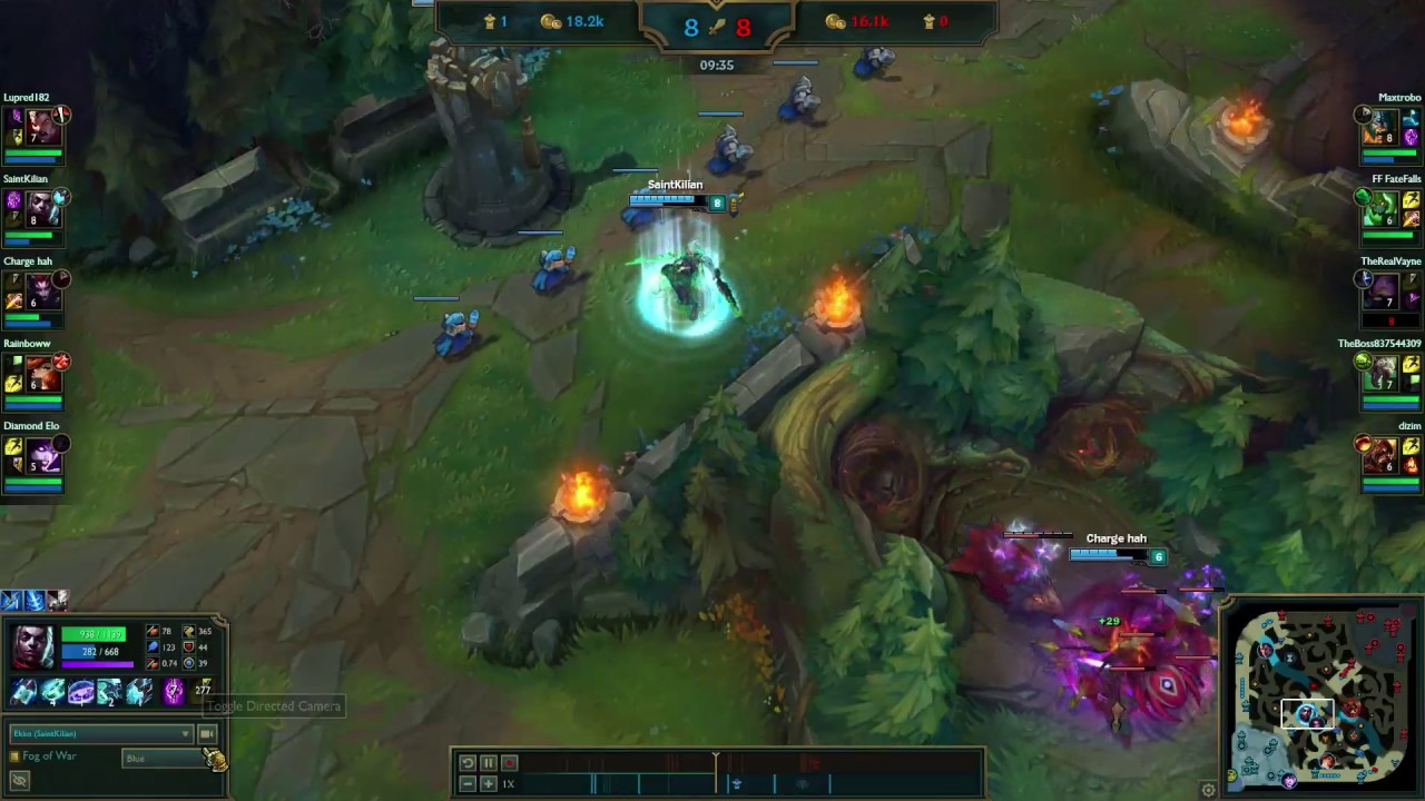 How to carry from mid lane - YouTube