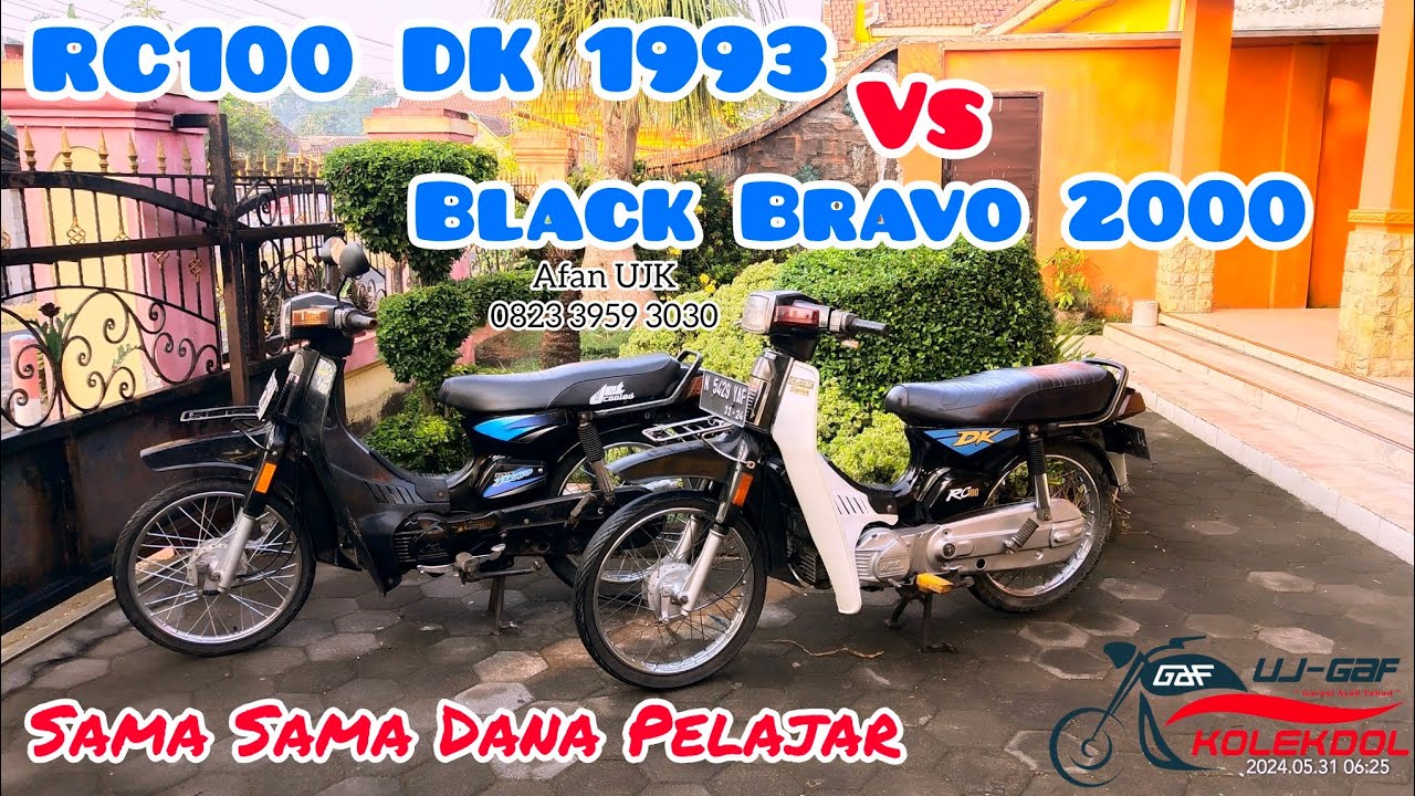 APA BEDANYA RC100 DAN BRAVO ? SUZUKI RC100 DK 1993 DAN BLACK BRAVO 2000 MESIN ENAK DANA PELAJAR ...