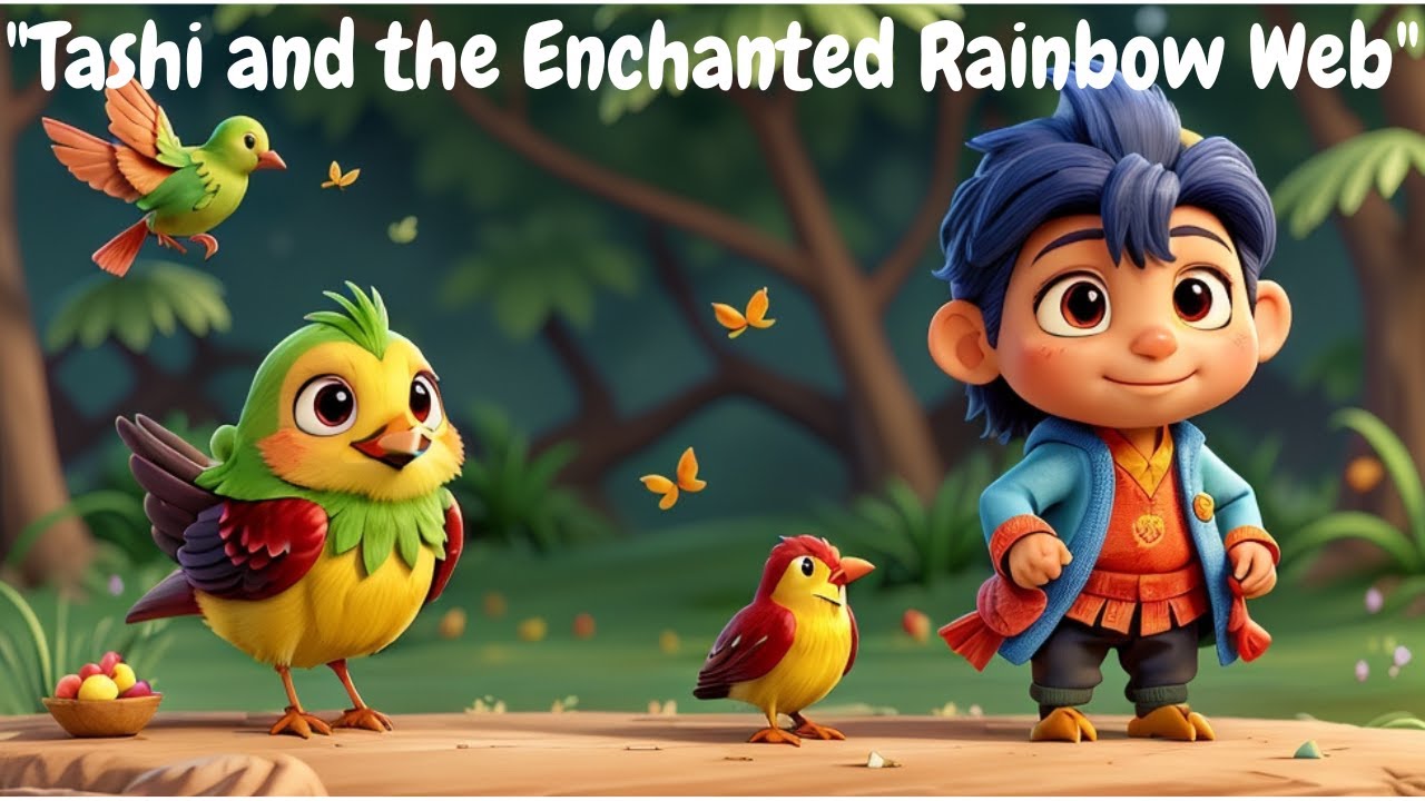 "Tashi and the Enchanted Rainbow Web"-3d animation Carton video. - YouTube