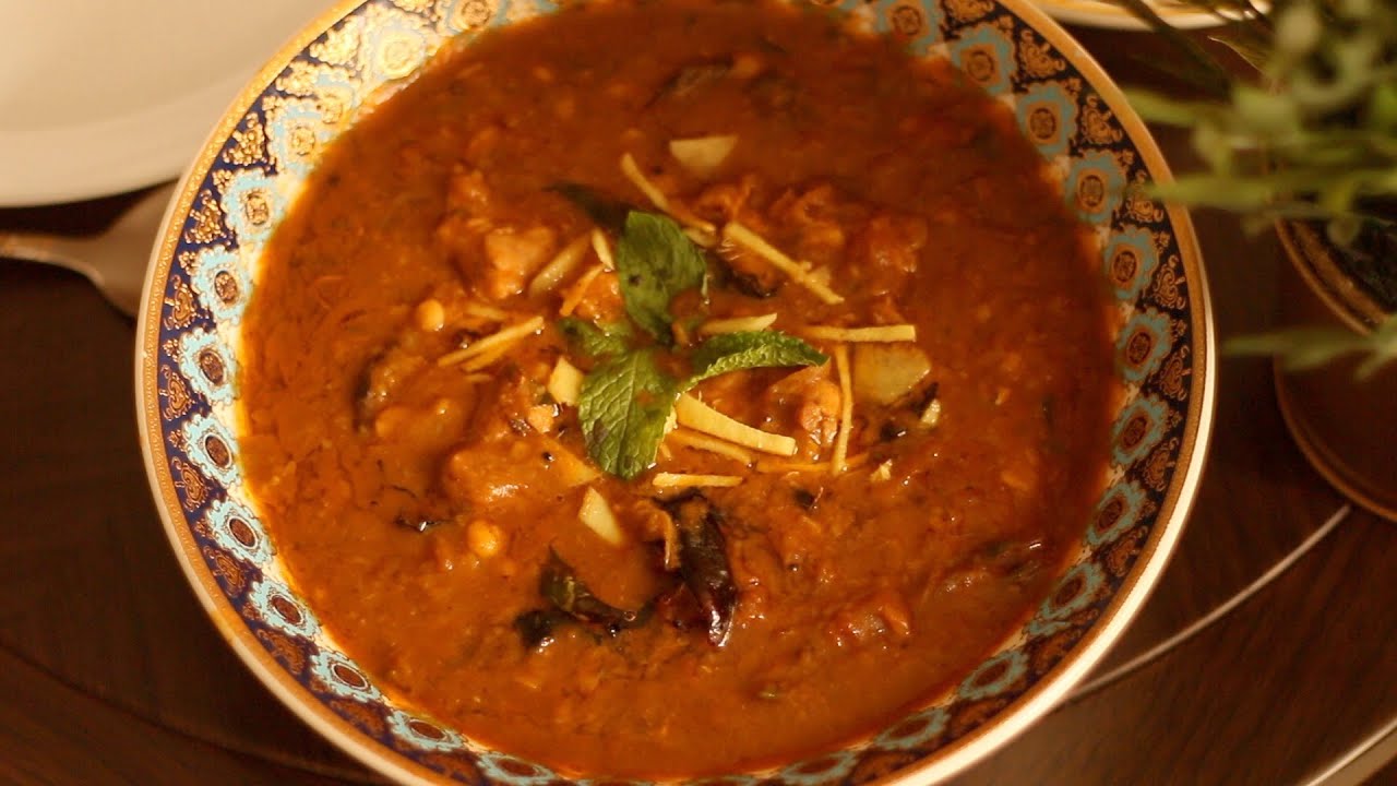 CHICKEN DALCHA | CHICKEN DAL GOSHT | HYDERABADI CHICKEN DALCHA - YouTube