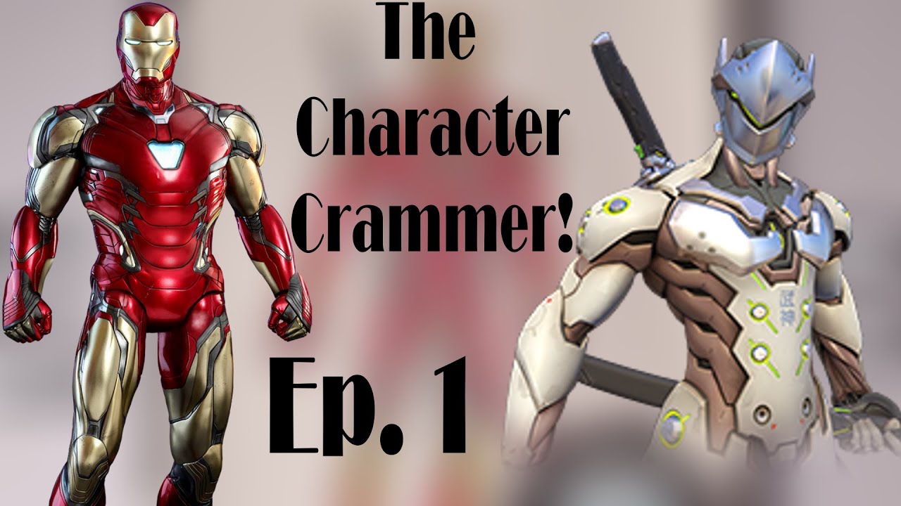 Iron Man and Genji Drawing Mashup - The Character Crammer! Ep. 1 - YouTube