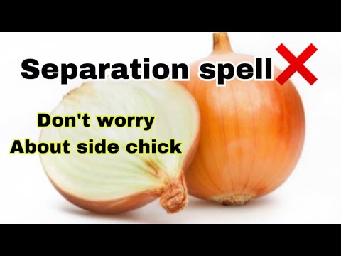 Separation spell /separate your self from someone do this immediately ...
