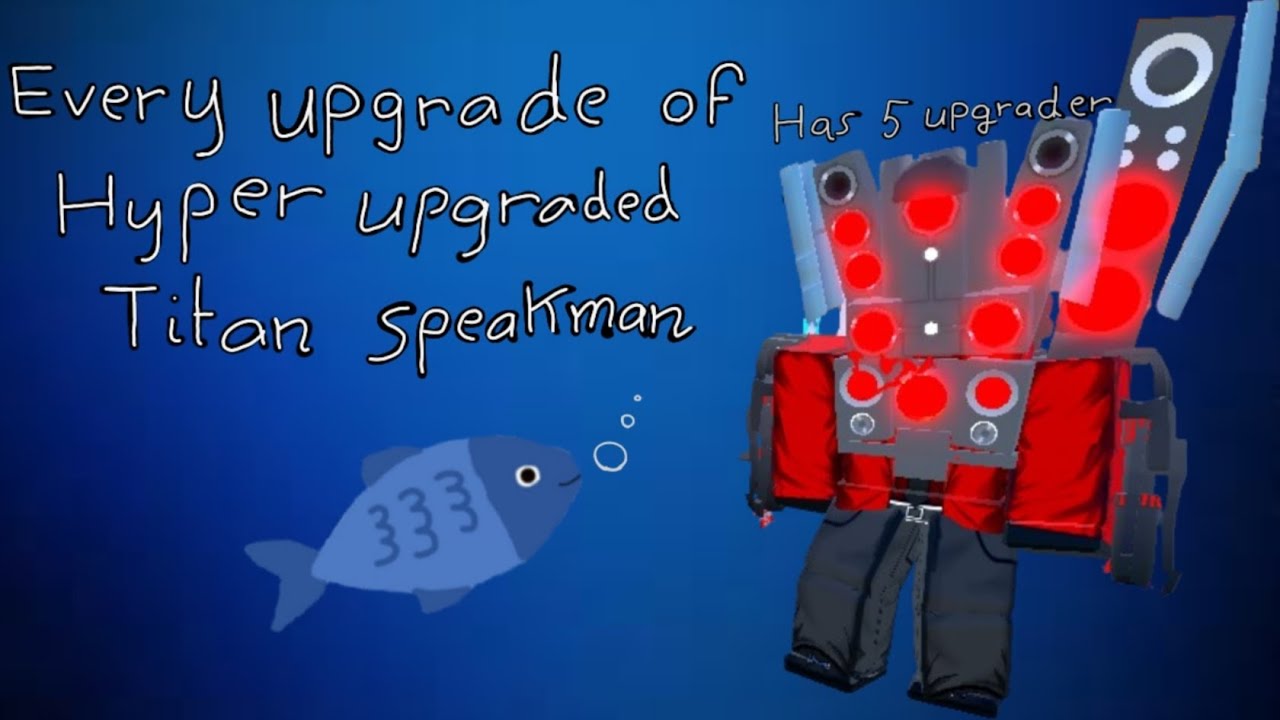 Every upgrade of Hyper upgraded Titan speakman - YouTube