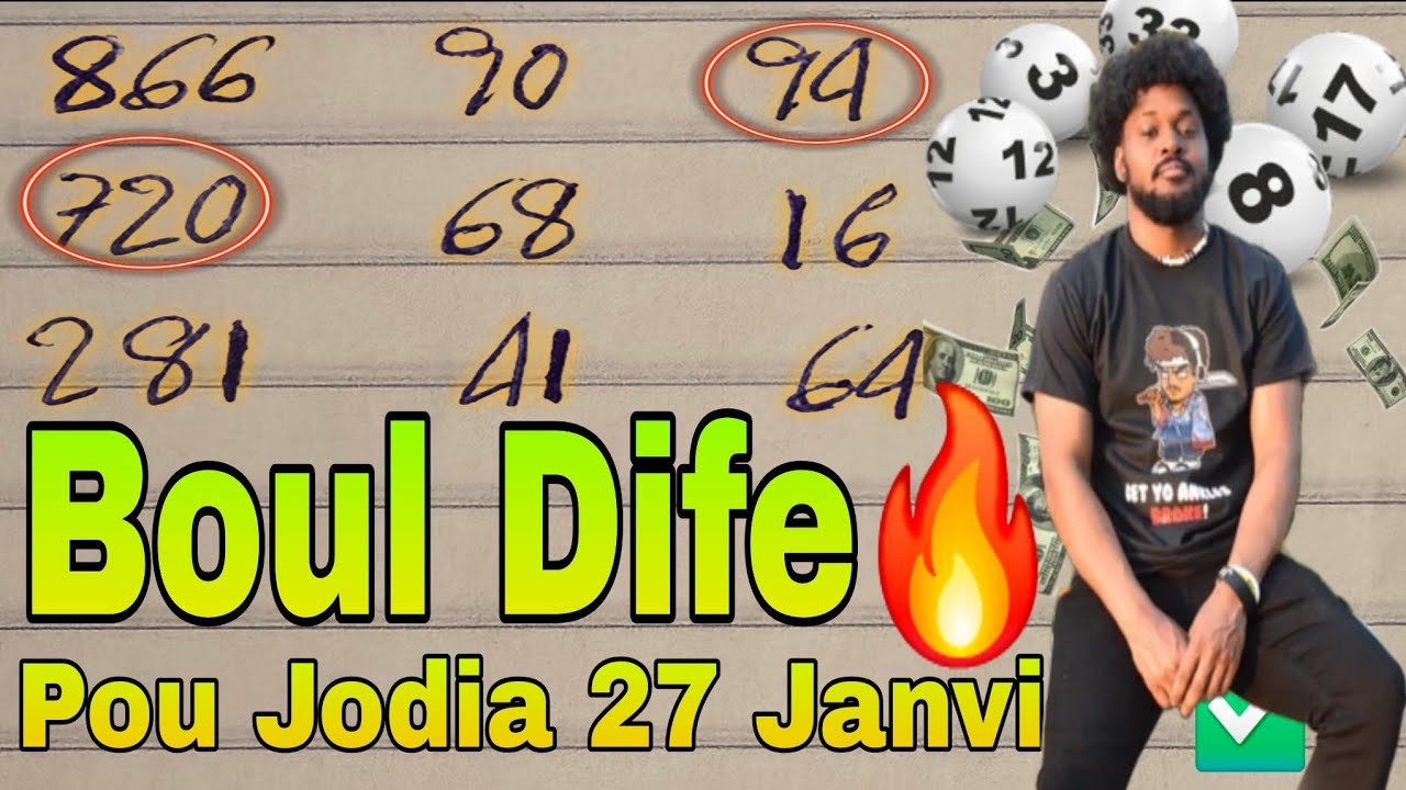 Boul Cho Pou Jodia 27 Janvier Boul dife 🔥 Croix du jour # ...