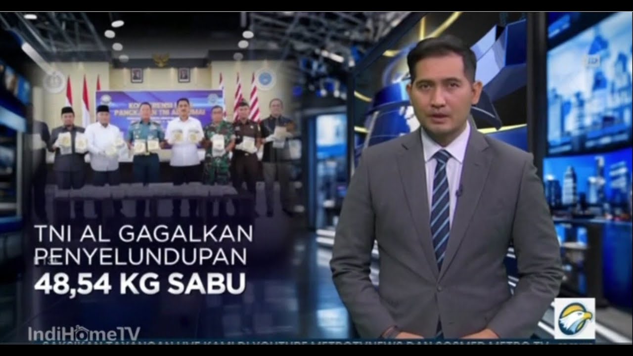 TV STREAMING - METRO TV_TNI AL GAGALKAN PENYELUNDUPAN 48,54 KG SABU - YouTube
