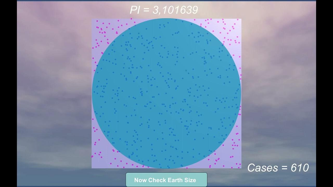 Estimating Pi Using The Monte Carlo Method Youtube