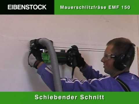 EMF 150 Wall Chaser | Wall Slotter | CS Unitec - YouTube
