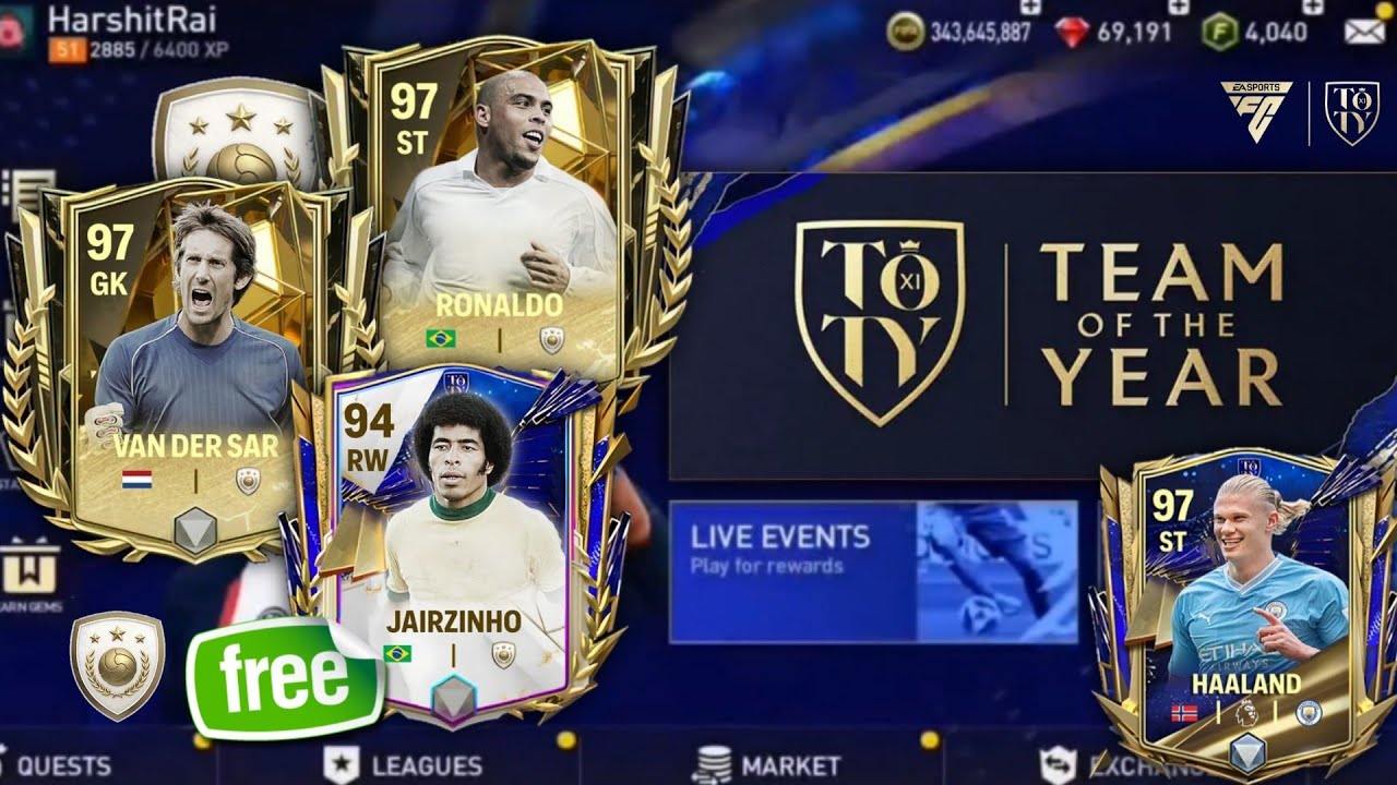 WOW!! OFFICIAL TOTY ICON 97 OVR RONALDO FC MOBILE 24 | TOTY EVENT ...