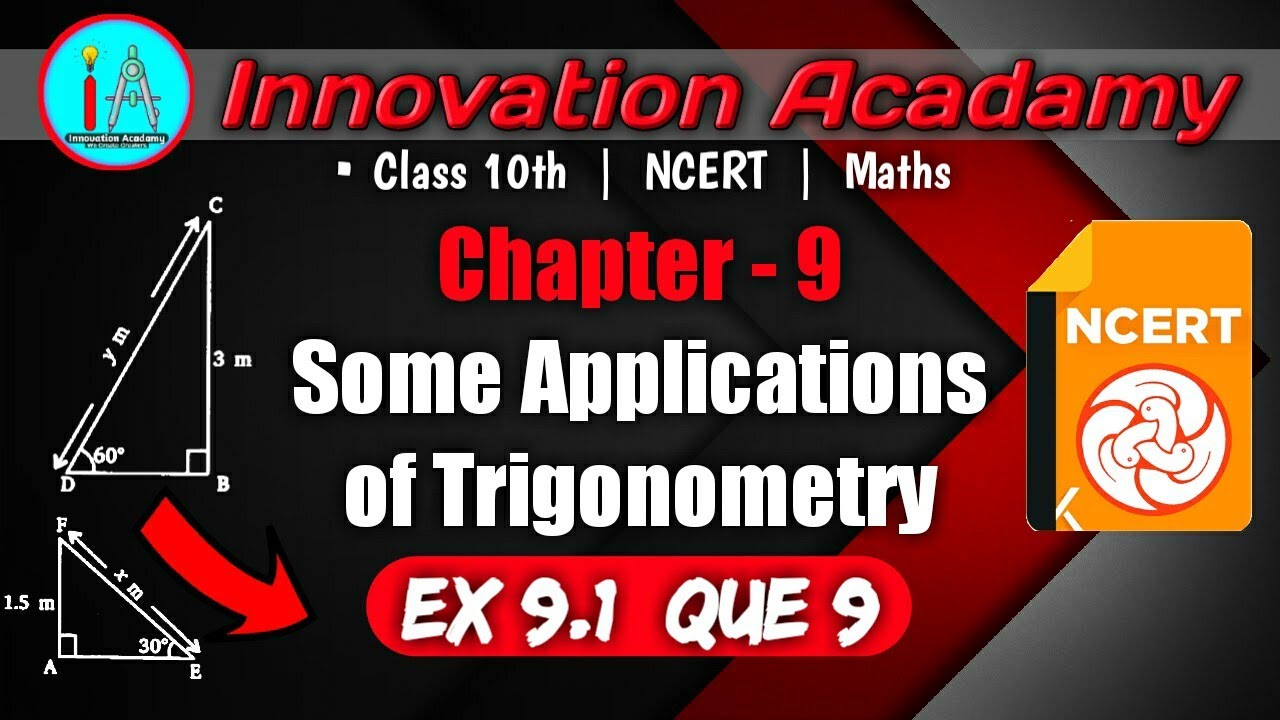 Class 10th | Chapter 9 | Exercise 9.1 | Question..9 | Innovation ...