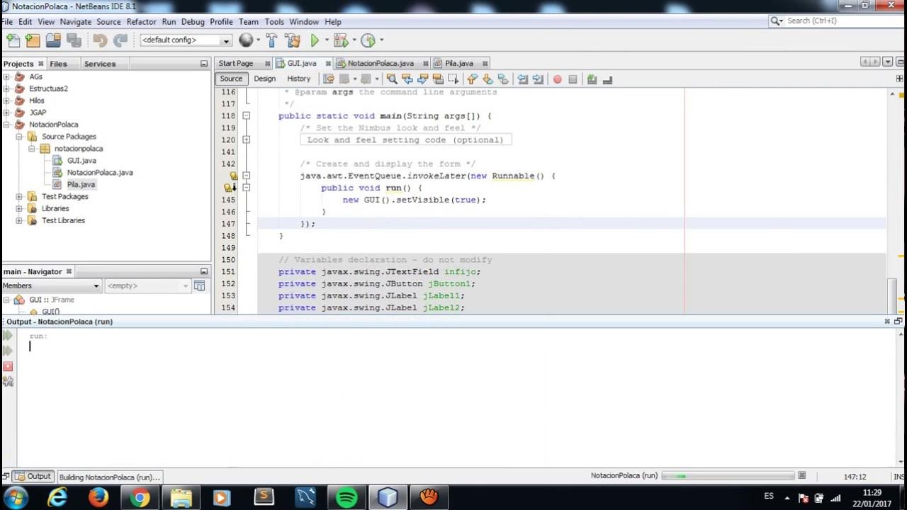 Infijo a postfijo en java - YouTube