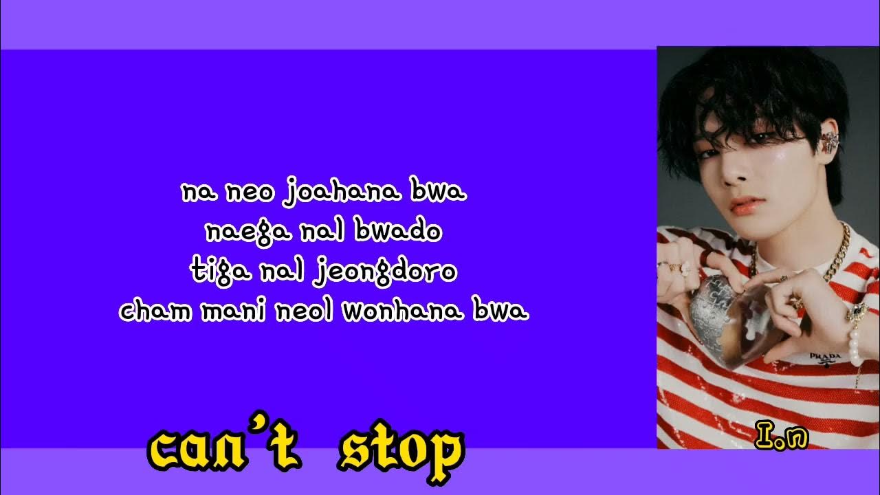 Stray kids (vocal racha) - Can't stop (lyrics) - YouTube