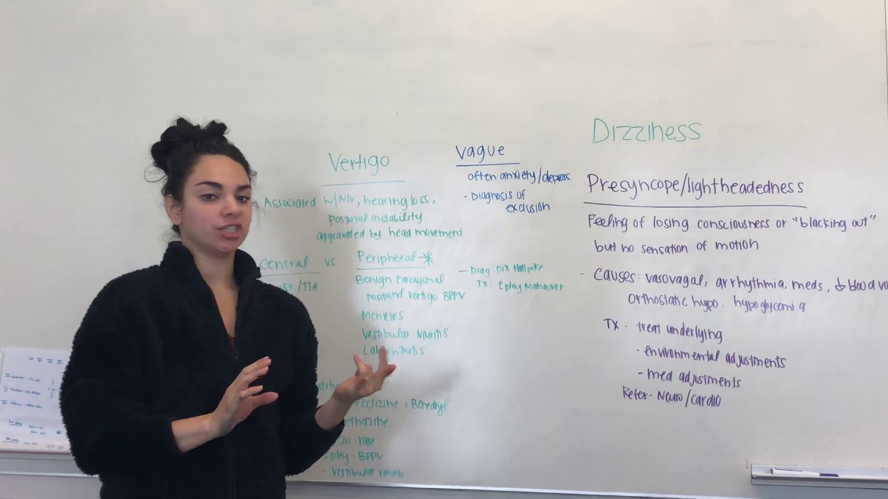 4 types of dizziness - YouTube