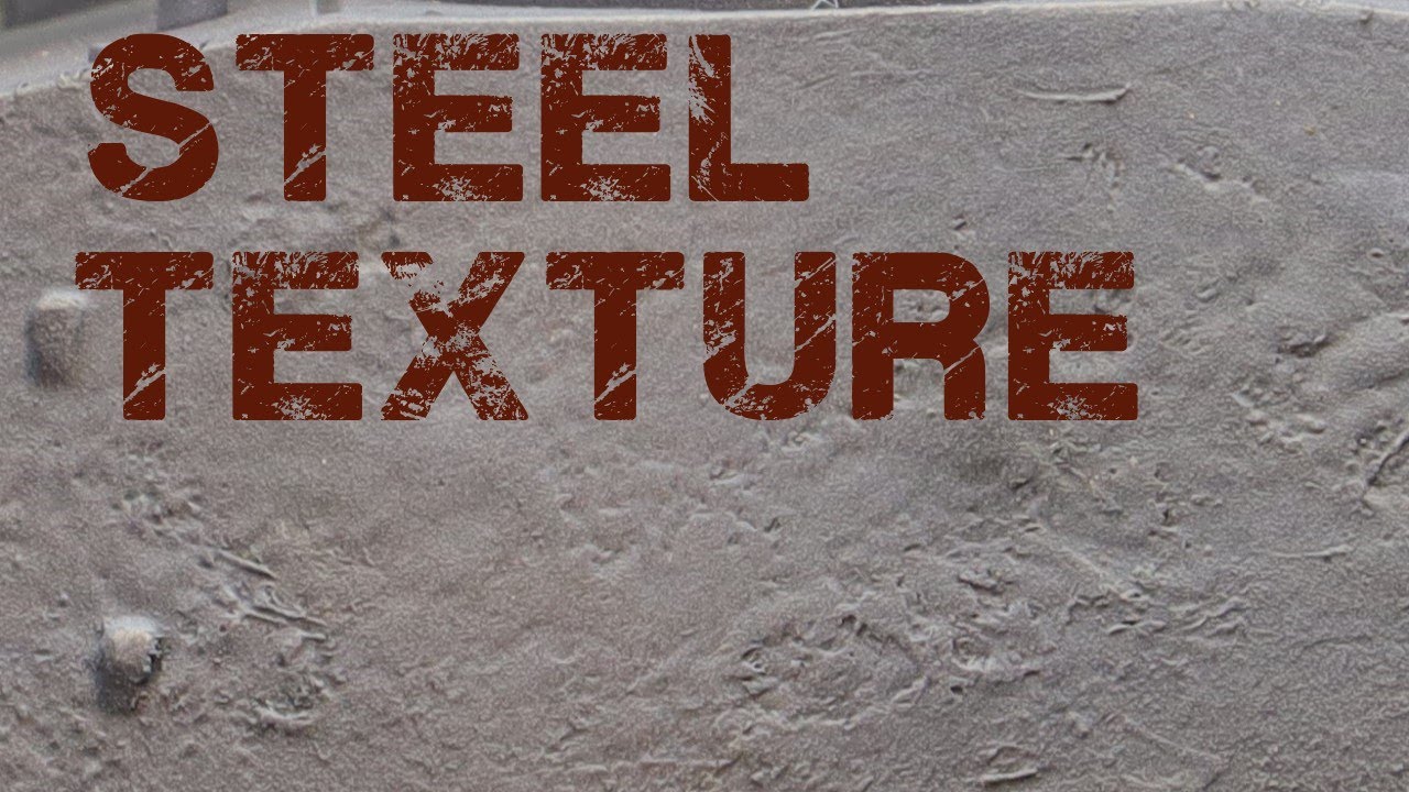 Easy Steel Texture for Wargaming Models using Sprue-goo - YouTube