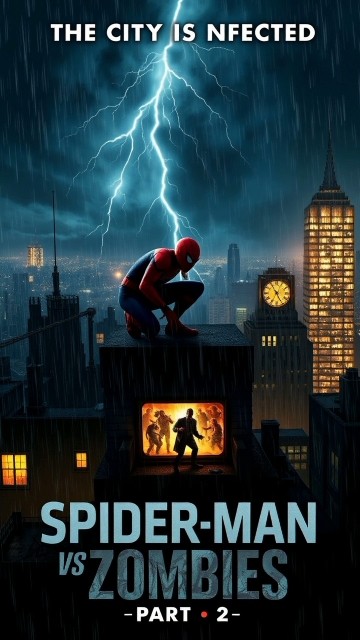 Spider-Man vs Zombies Part 2 | Rooftop Chase & Dark Secrets 🕷️🧟 ...