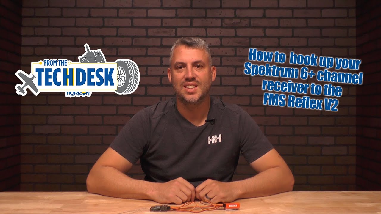 How to hook up your Spektrum 6+ channel receiver to the FMS Reflex V2 ...