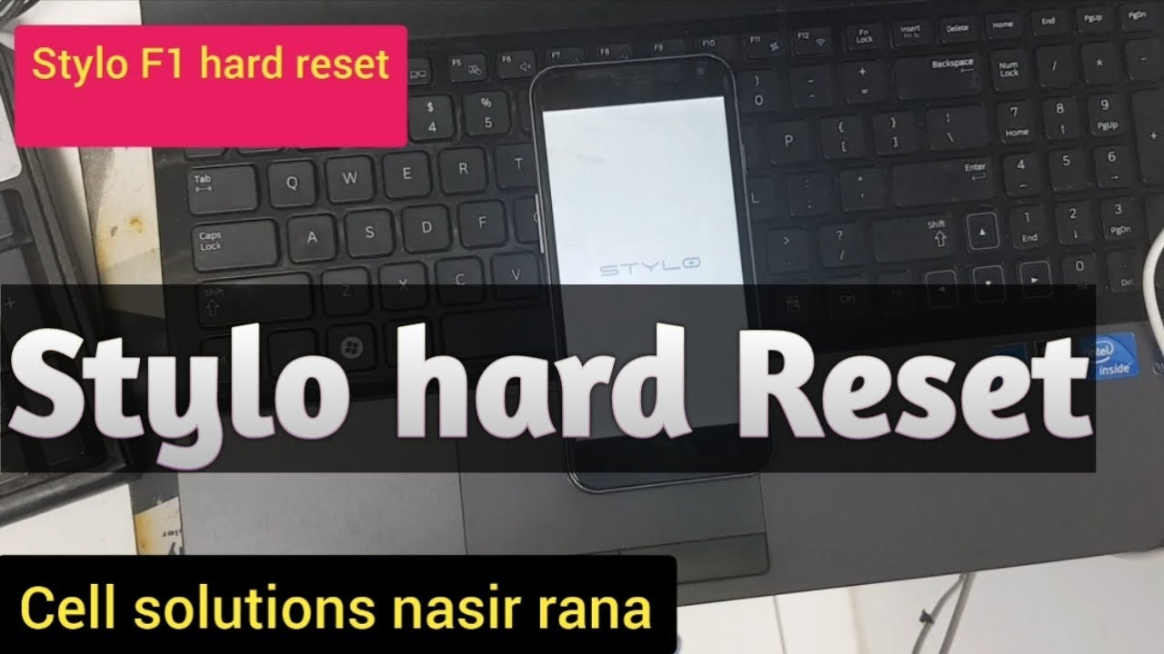 Stylo F1 remove password || how to open pattern lock stylo F1 2020 ...