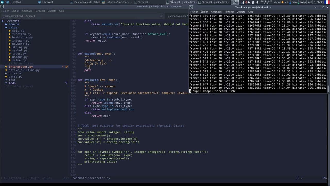 Writing a Lisp in Python 6 - YouTube