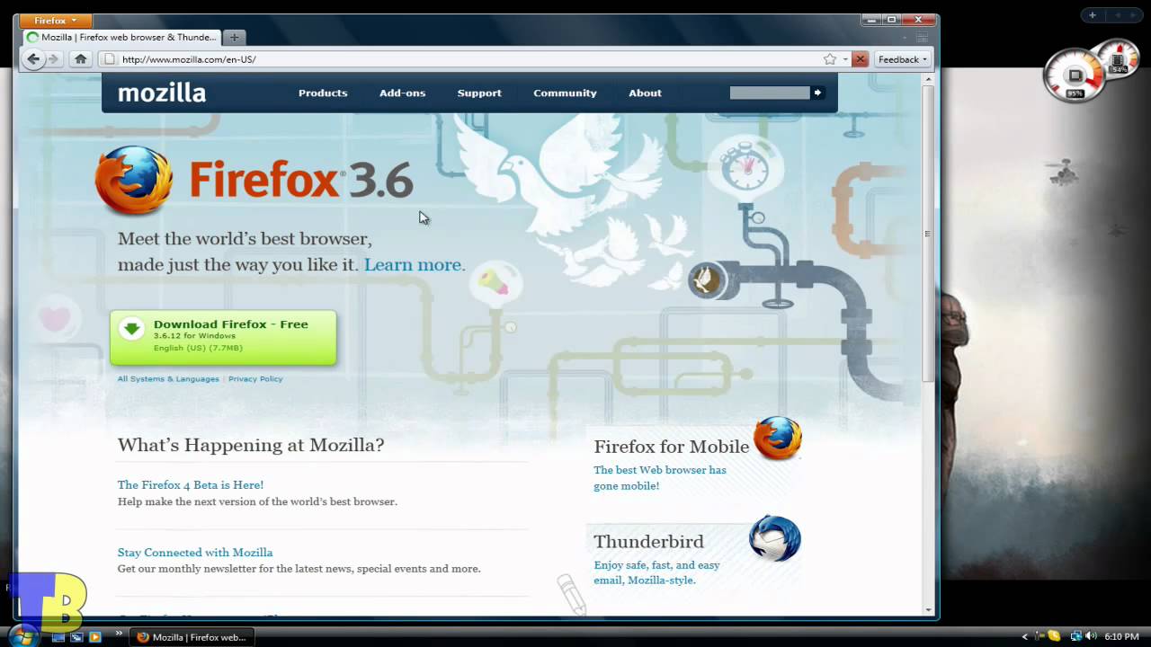 How to Download Mozilla Firefox 4.0 Beta 7 - YouTube