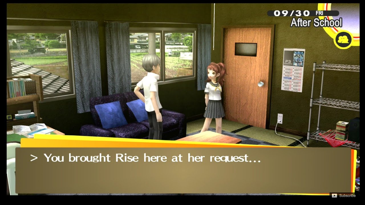Persona 4 Golden | Rise Kujikawa LOVERS Room Scene Full HD - YouTube