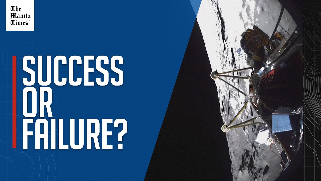 Athena lander reaches moon's surface but status unclear - YouTube