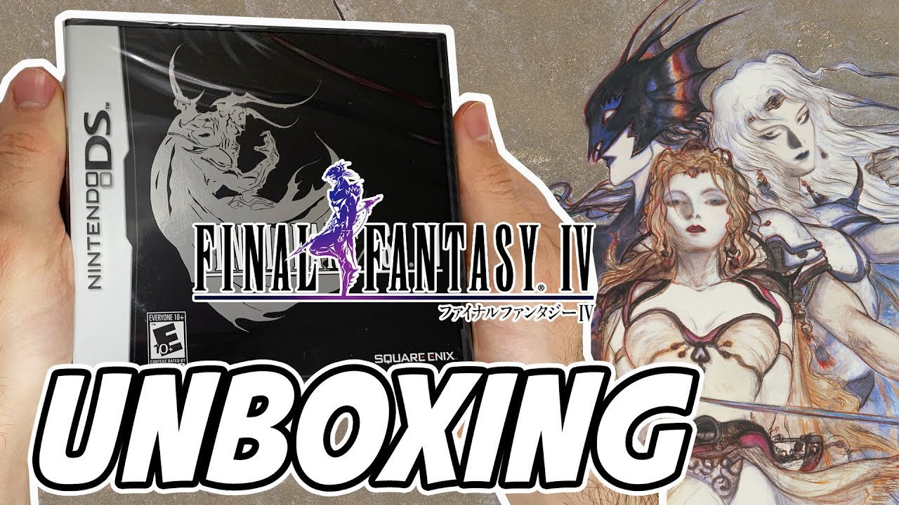 Final Fantasy IV (Nintendo DS) Unboxing - YouTube