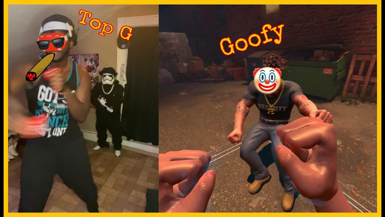 GOOFY TRIES TO CATCH ME LACKING BUT CATCHES THE BARE KNUCKLE SHUFFLE ...