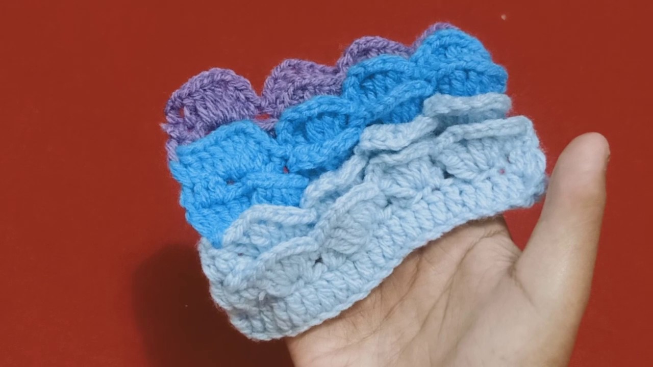 How to crochet crocodile stitches !! pattern crocodile - YouTube
