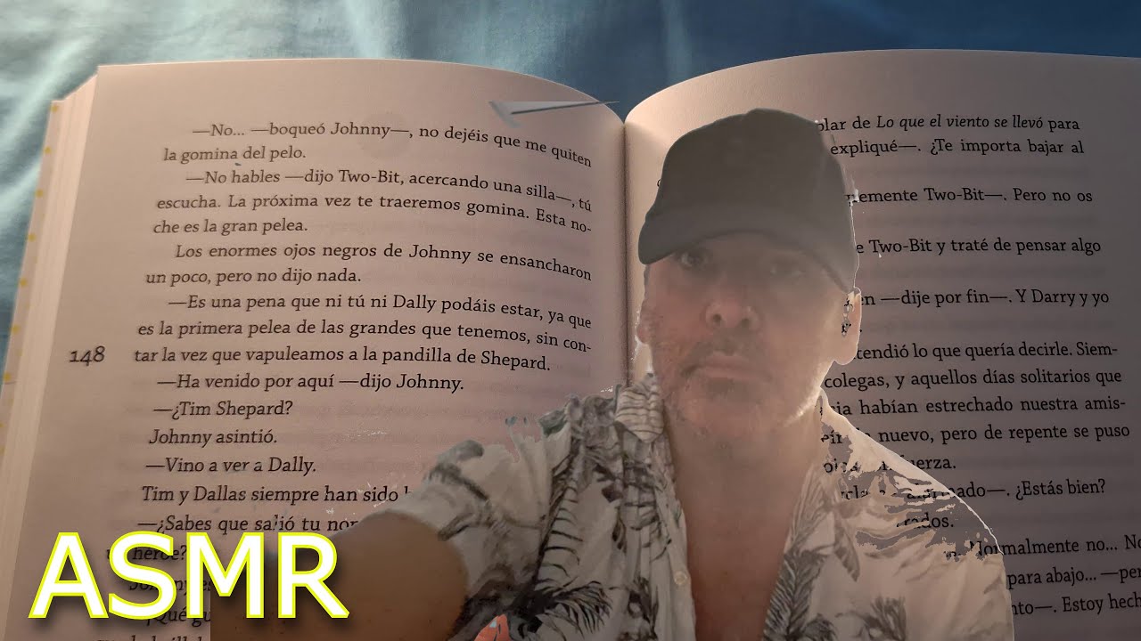 ASMR LEEME UN LIBRO PARA DORMIR ( SUSURRANDOME EN ESPAÑOL ) ASMR ASMER ...