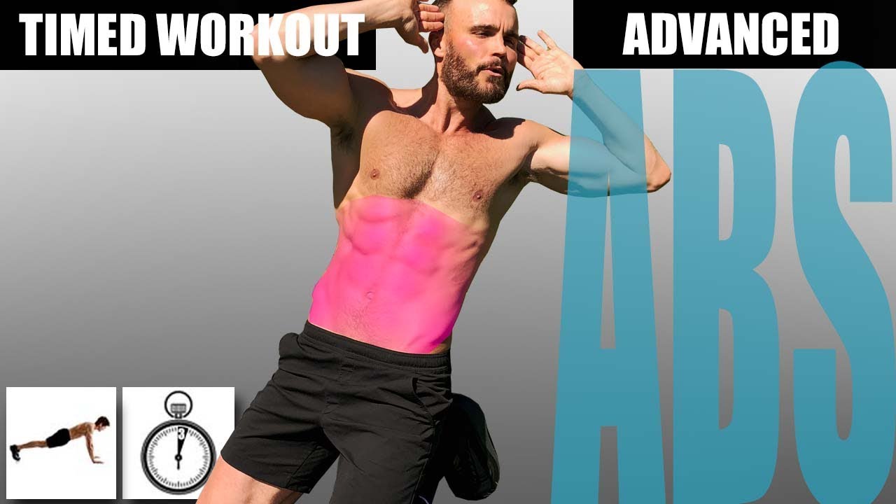 3 MINUTE TIMED ADVANCED AB WORKOUT - BODY WEIGHT ONLY - NO EQUIPMENT ...
