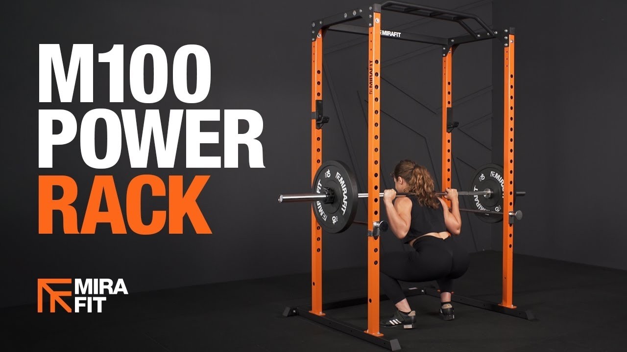 Mirafit M100 Squat Rack Review (Budget home gym setup) - YouTube