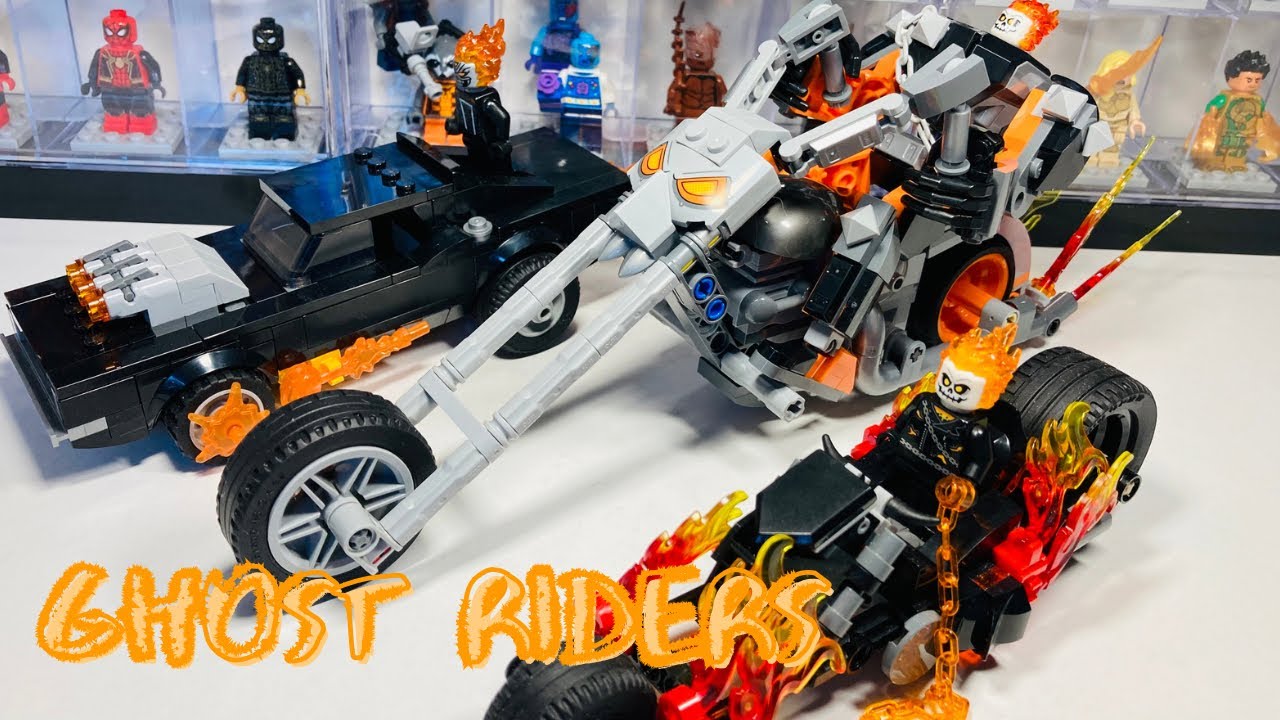 Lego Marvel Ghost Rider Comparison 2016, 2020, 2023 - YouTube
