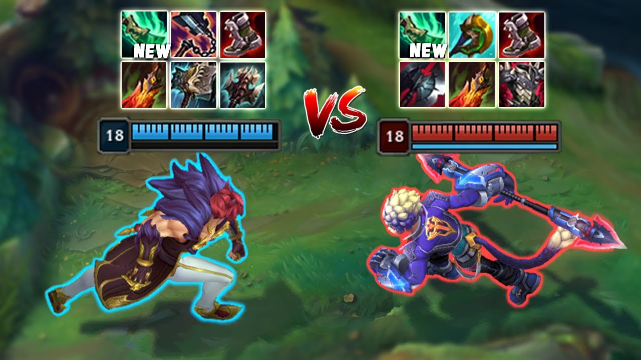 SETT vs WUKONG FULL BUILD with "Spear of Shojin" - LOL Seasion 13 - YouTube