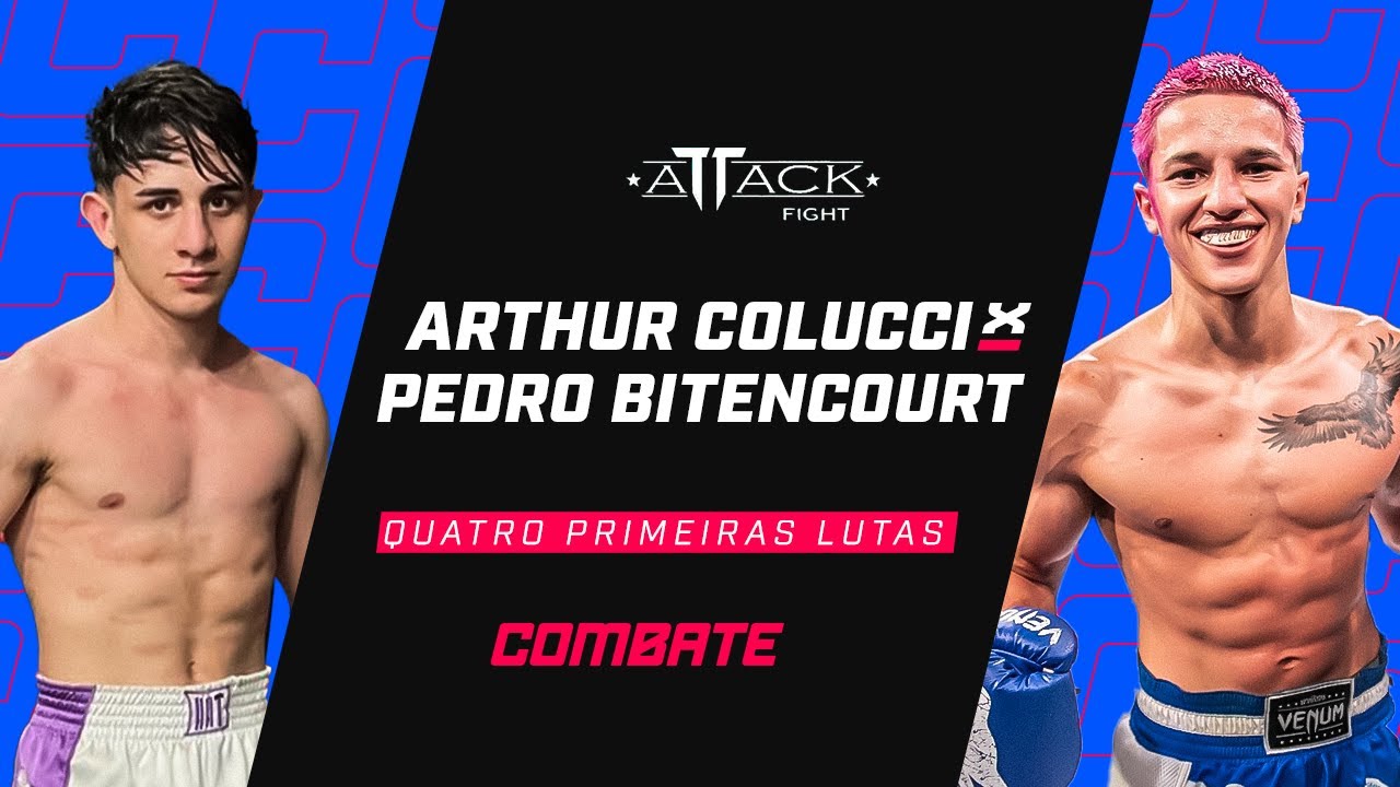 AO VIVO | ATTACK FIGHT 34 | QUATRO PRIMEIRAS LUTAS | Combate.globo ...