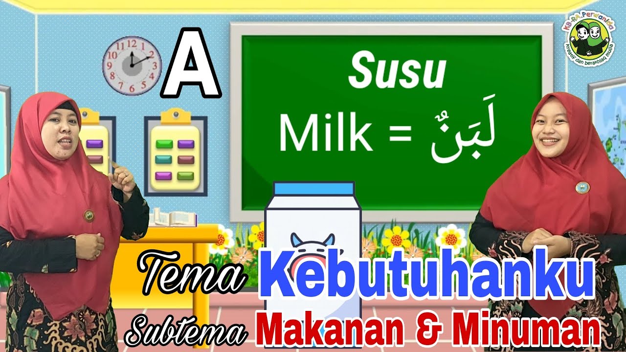 Tema Kebutuhanku Subtema Makanan & Minumanku - MATERI PAUD Kelompok A ...