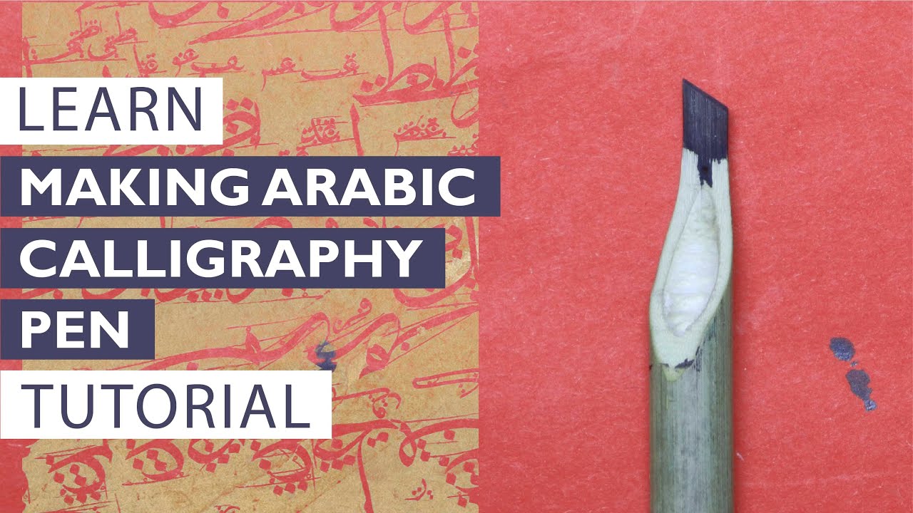 How to Make Calligraphy Qalam from bamboo stick, Calligraphy Handmade ...