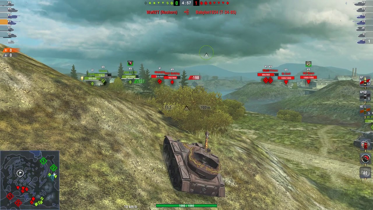 World of Tanks Blitz Gameplay: WZ Blaze - YouTube