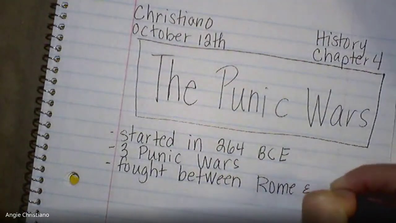 Ancient Rome-Chapter 4 First Punic War Notes - YouTube
