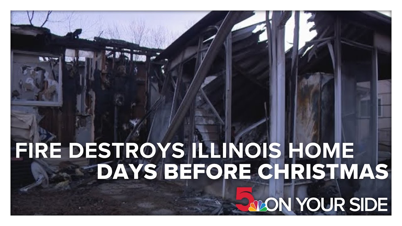 Fire devastates family's home in O'Fallon, Illinois, days before ...