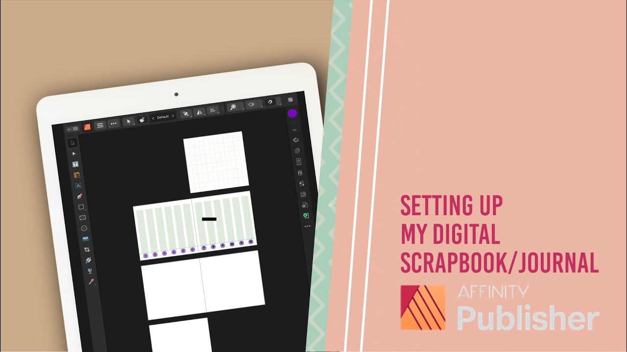 Setting Up My Digital Scrapbook/ Journal Template - YouTube