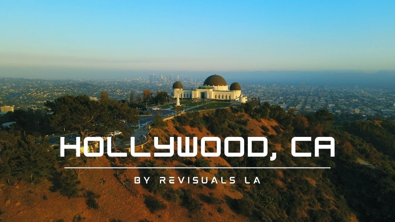 Griffith Observatory & Hollywood California 4K Flying - YouTube