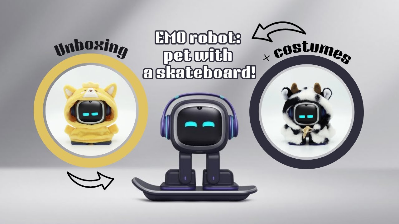 Unboxing the Cutest AI EMO Robot in the World 🤗 - YouTube