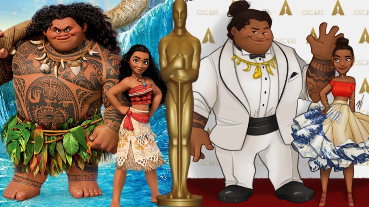 Disney Characters at the OSCARS! - YouTube