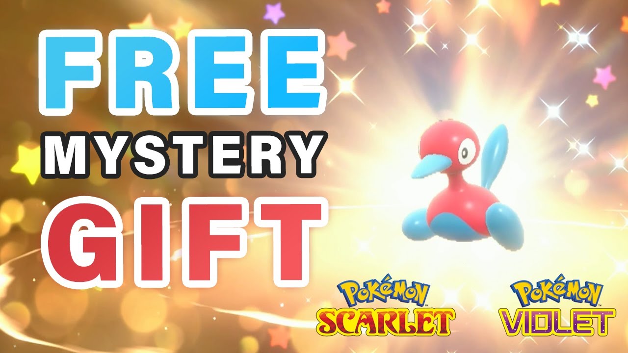 FREE Mystery Gift Code for PORYGON2 Competitive Build Pokemon Scarlet ...