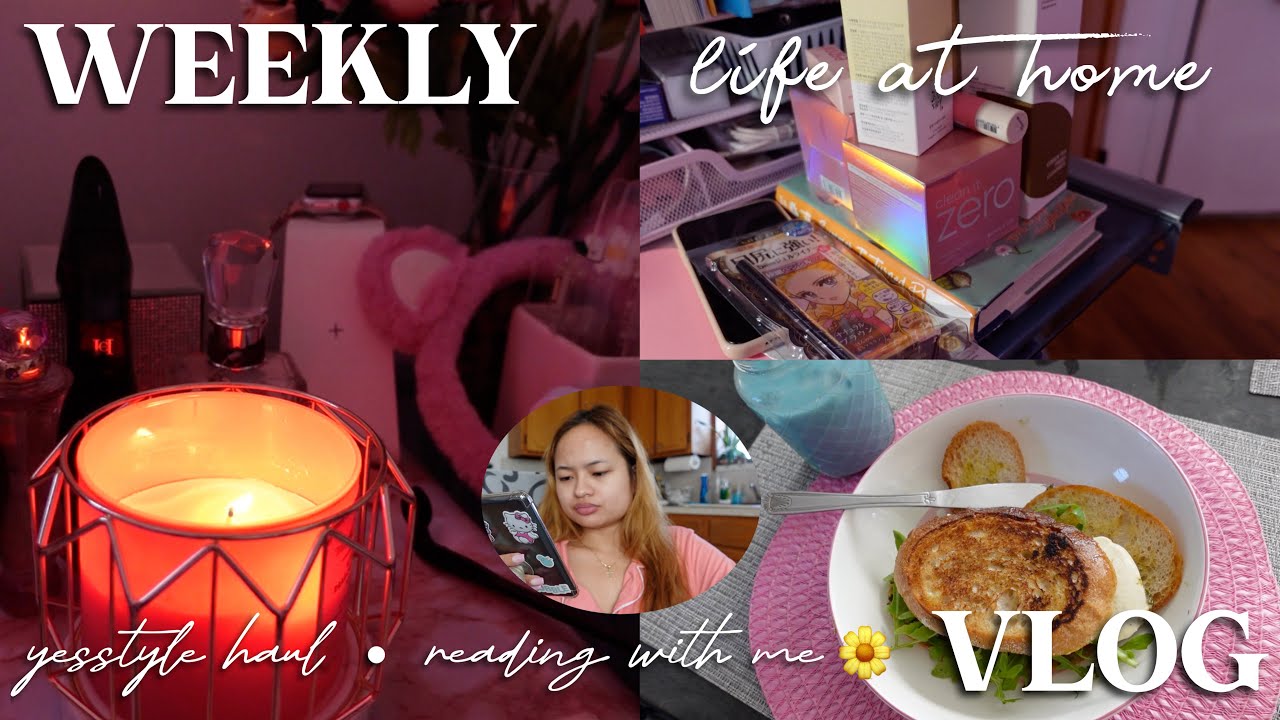 WEEKLY VLOG | yesstyle haul, trying chamberlain blue matcha latte, read ...