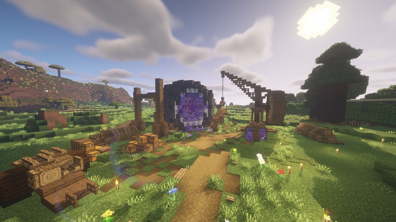 Build Spotlight 1: Geode Nether Portal - YouTube