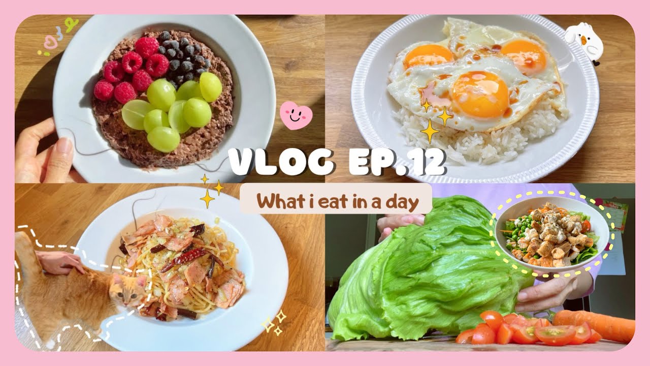 Diet vlog #12 🌼💓 คุมอาหารแบบไม่เครียด🥗แจกสูตร overnight oats | อกไก่ไข่ ...