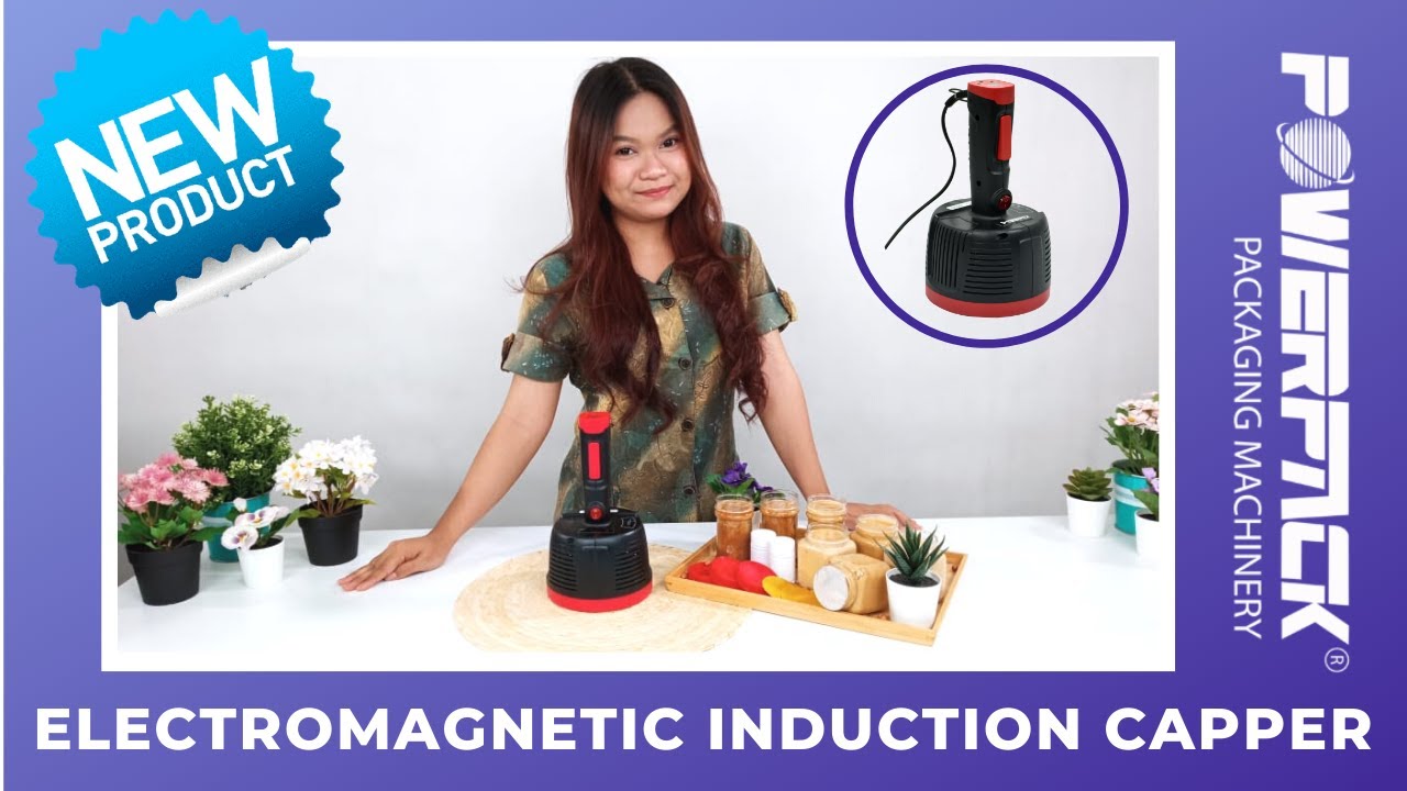 Mesin Segel Induksi Tutup Botol Praktis | Electromagnetic Induction Capper DGYF-S400A Powerpack ...