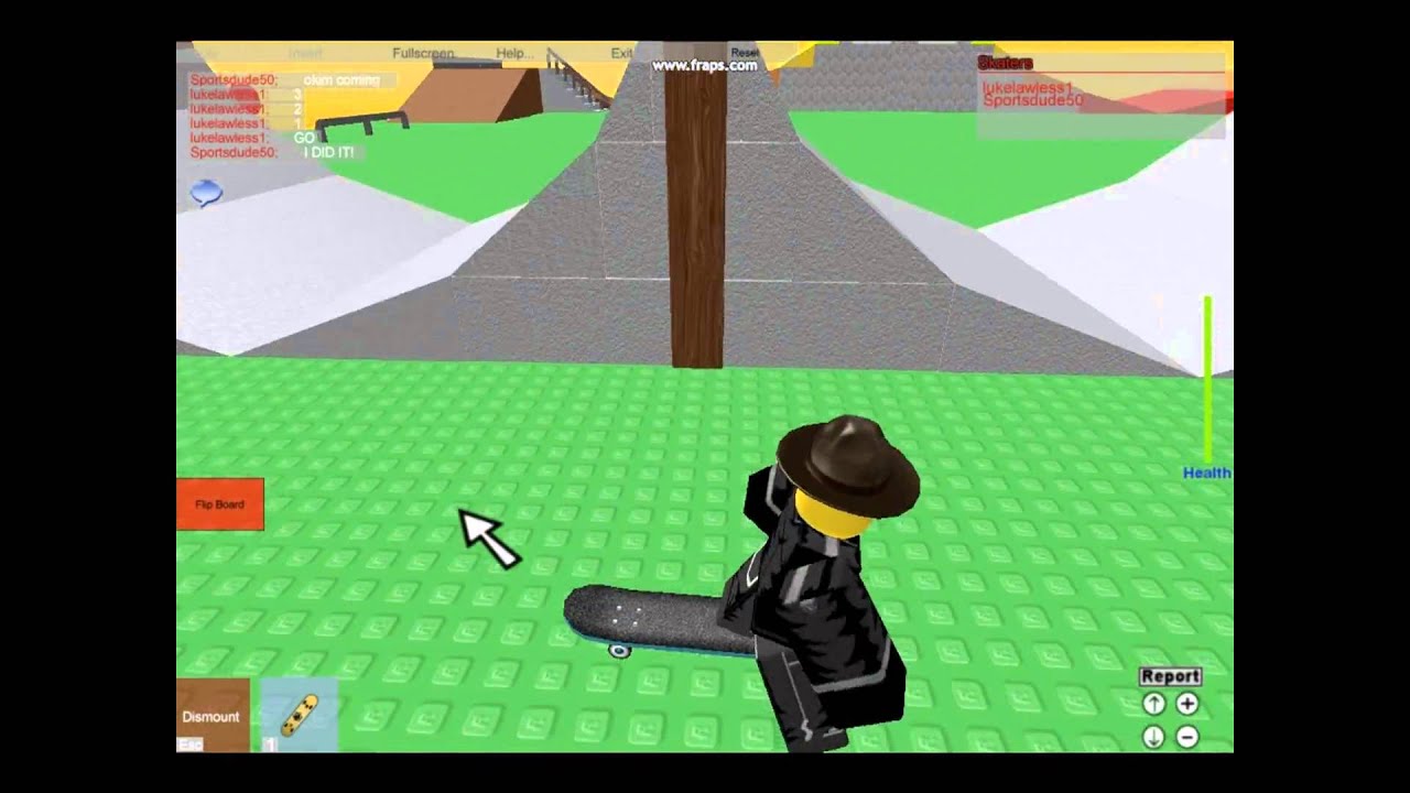 ROBLOX - MASSIVE SKATE RAMP - YouTube