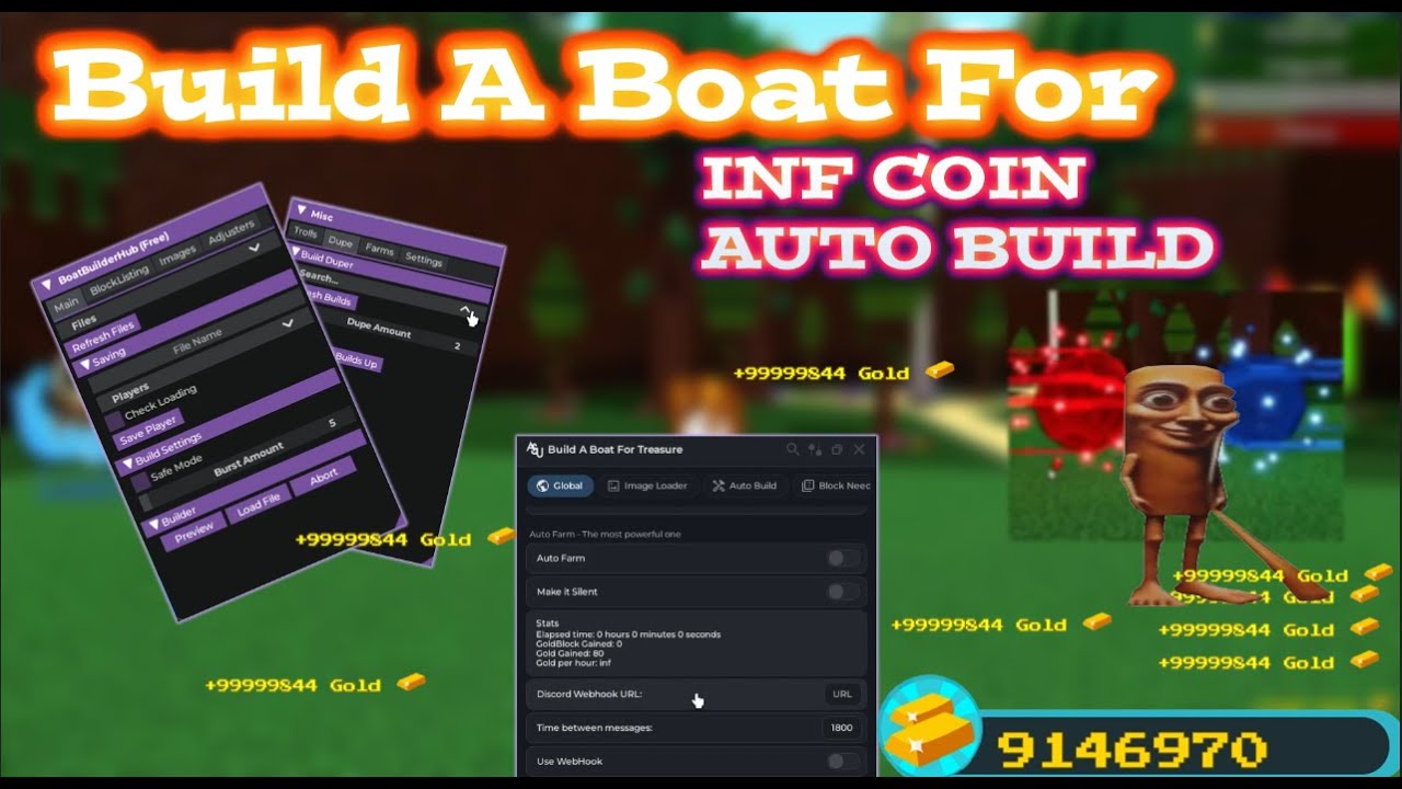 [🔥NEW ] Build a Boat For Treasure Script | Auto Farm | Inf Gold | Auto ...